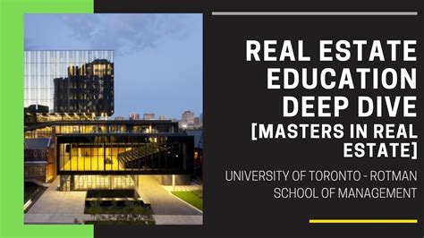 Rotman School Of Management At The University Of Toronto Masters Youtube