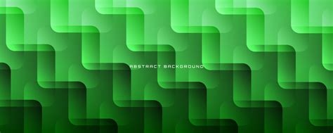 3d Green Geometric Abstract Background Overlap Layer On Dark Space With Rounded Squares Effect