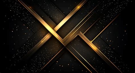 Abstract Arrow Shaped Background With A Gold And Orange Gradient On A