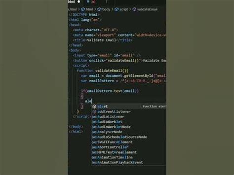Validate Email || Validate email using javascript || HTML || CSS || JAVASCRIPT - YouTube