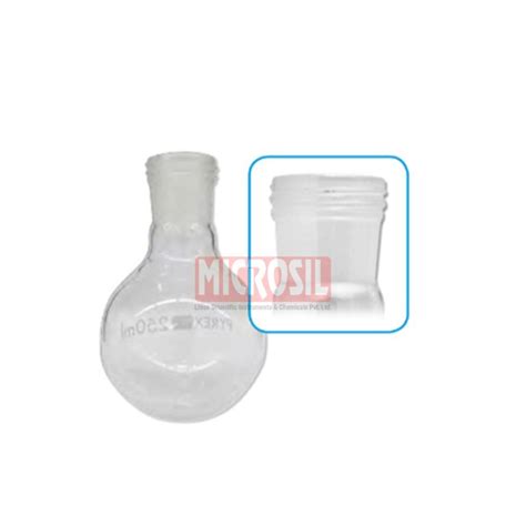 Boiling Flask Round Bottom With Threaded Joints Microsilindia