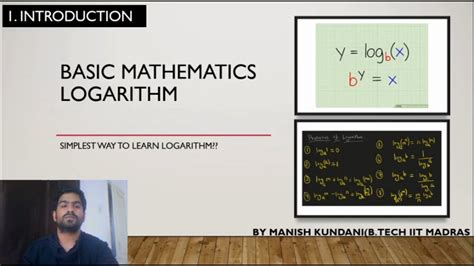 logarithms introduction class xi jee mains jee advanced youtube