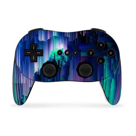 Glitch Trip Nintendo Wii Classic Controller Pro Skin Glitch Trip Nintendo Wii Classic Controller Pro Skin
