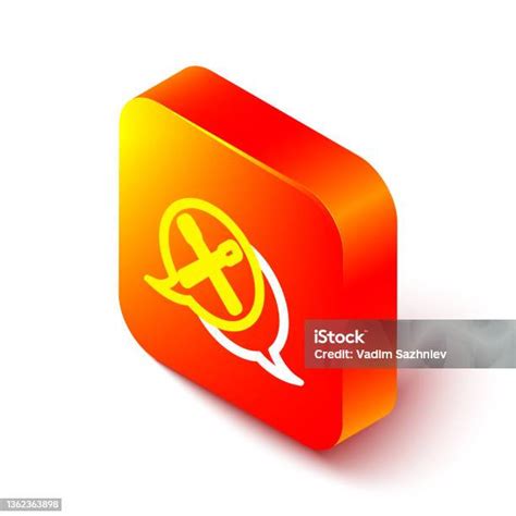 흰색 배경에 격리 된 등색 선 드럼 스틱 아이콘 악기 주황색 정사각형 버튼 벡터 3차원 형태에 대한 스톡 벡터 아트 및 기타 이미지 3차원 형태 건강관리와 의술 구급