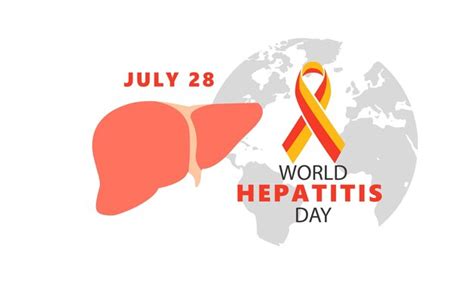 Premium Vector World Hepatitis Day Vector Illustration