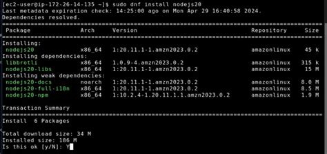 How To Install Nodejs 20x On Amazon Linux 2023 Linuxshout