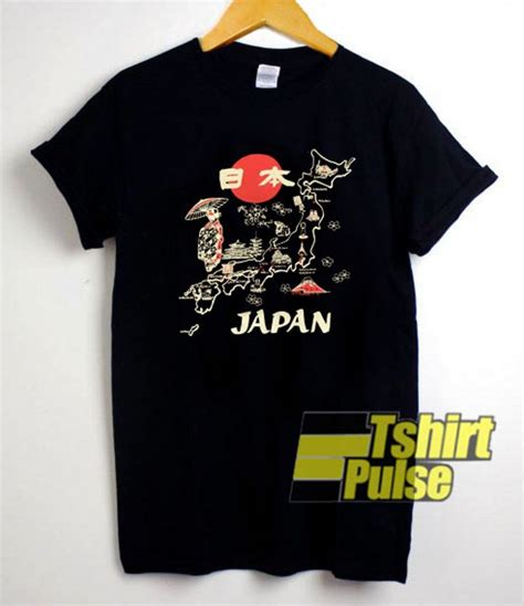 Map Of Japan T Shirt For Men And Women Tshirt