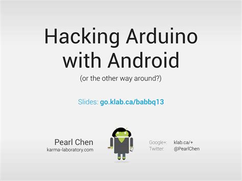 Hacking Arduino With Android Speaker Deck