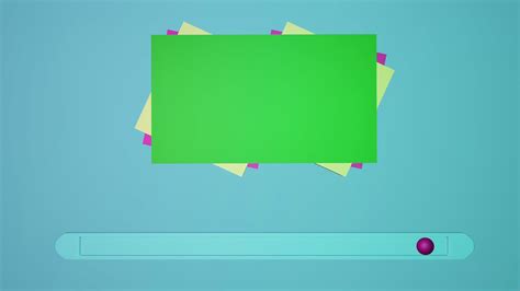 Graphical Switching Animation A Rectangle With A Green Background In The Center 10013078 Stock