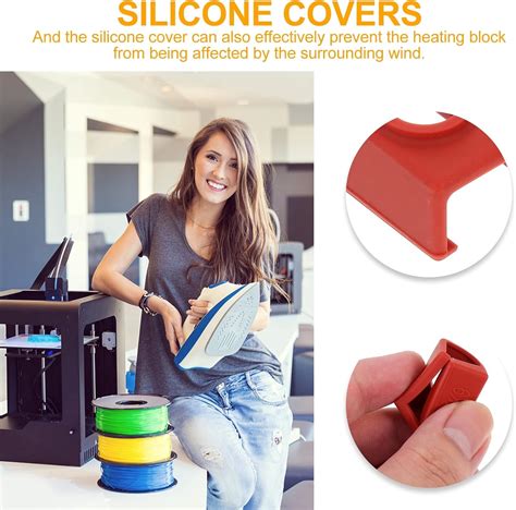 Review Scicalife 6pcs Heating Block Protect Cover 3d Printer Parts