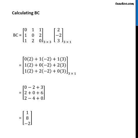 Example Calculate AC BC A B C Also Verify Examples