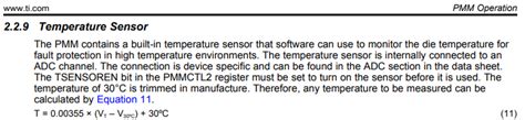 msp430fr4133 temperature sensor readings msp low power