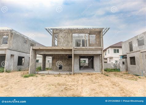 Construction Residential House With Prefabrication System In Progress