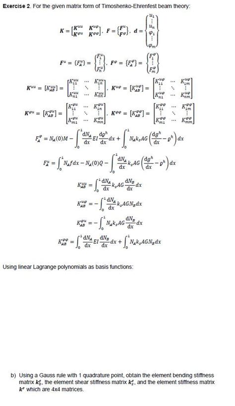 Using A Gauss Rule With 1 Quadrature Point Obtain