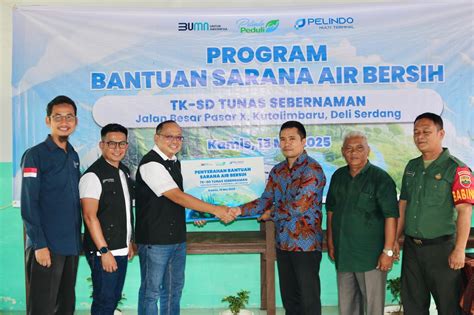 Pelindo Multi Terminal Bawa Harapan Lewat Akses Air Bersih Pt Pelindo
