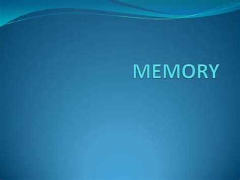 Theories Of Forgetting Ppt Brain And Nervous System Disorders