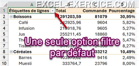 Ajouter Un Filtre Sur Toutes Les Colonnes D Un TCD