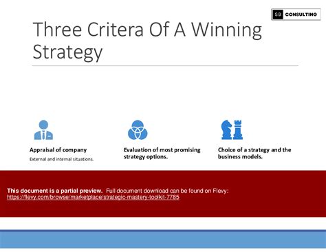 Strategic Mastery Toolkit Ppt Slide Deck