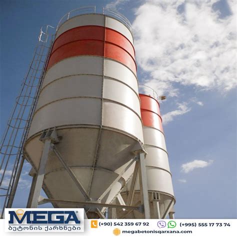 ცემენტის სილოსი Vertical Storage Concrete Electrical Panels