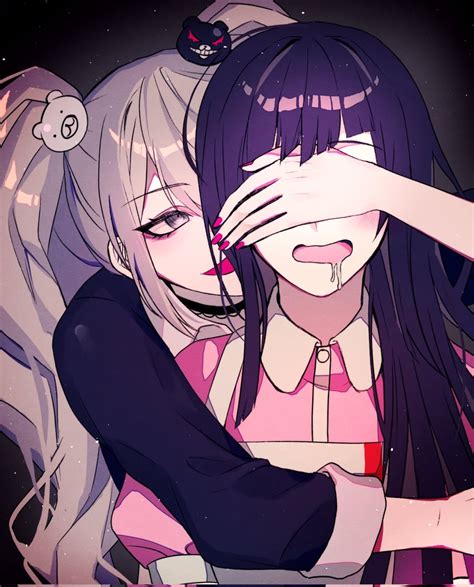 Enoshima Junko And Tsumiki Mikan Danganronpa And 2 More Drawn By