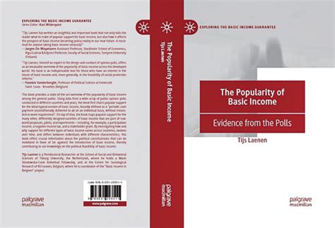 New Book The Popularity Of Basic Income Evidence From The Polls