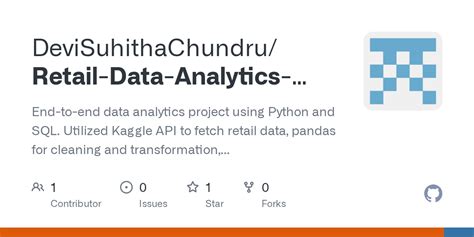 Retail Data Analytics Project Python Sql Integrationreadmemd At Main · Devisuhithachundru