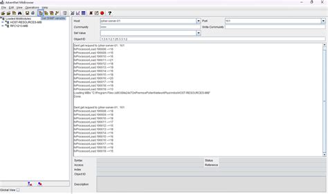 how to query oids in the mib browser