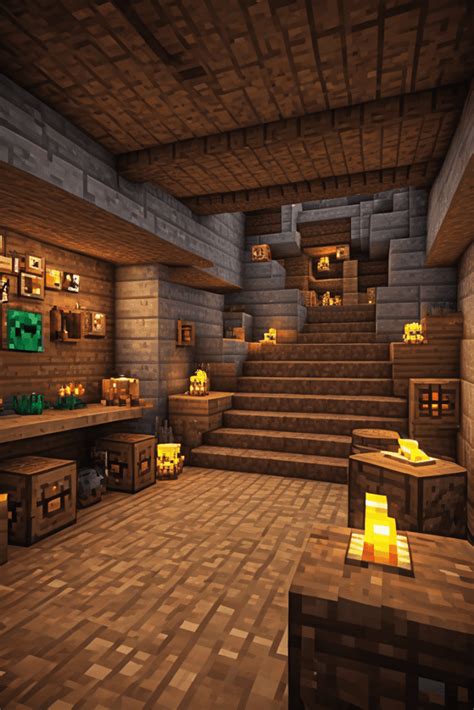 Basement Wall Ideas Minecraft