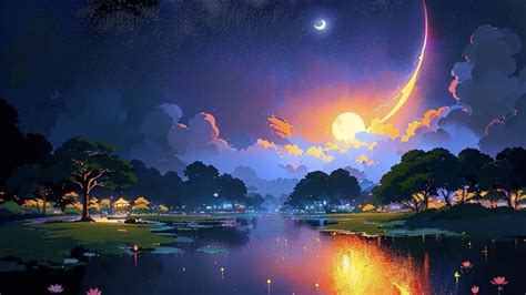 개구리가 우는 해가 지는 연못 Asmr 개구리 새소리 풀벌레 수면 공부 휴식 힐링 빗소리 백색소음 자동꺼짐 9시간 Youtube