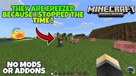 Mcpe How To Stop Time Command Block Creation Youtube