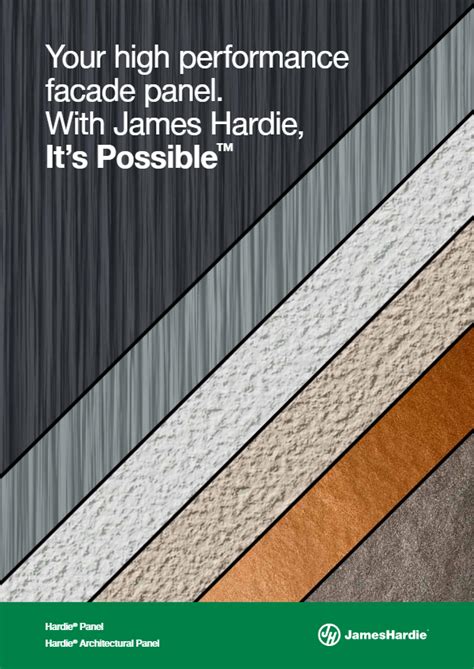Your High Performance Facade Panel With James Hardie Its Possible™ Brochure Specification