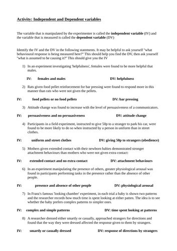 Independent Variable Dependent Variable And Hypothesis Research