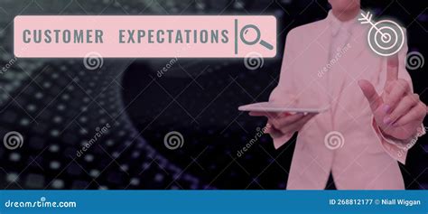 Conceptual Caption Customer Expectations Business Approach Benefits A