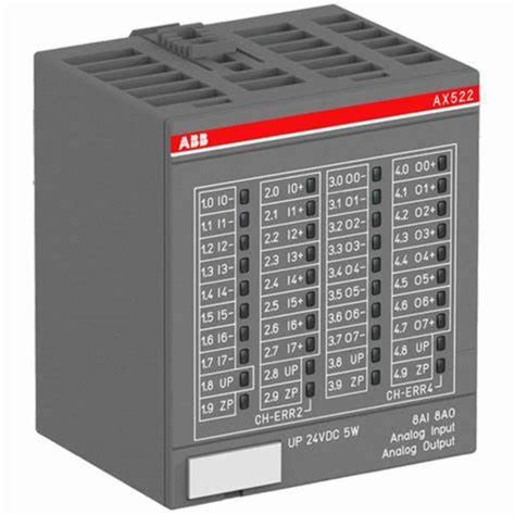 Ax522 Analog Inputoutput Module 8 Ai 8 Ao Uipt100 12 Bit