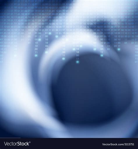 Stream Of Binary Code Royalty Free Vector Image