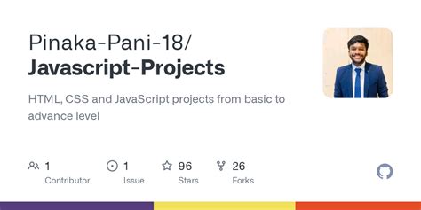 Github Pinaka Pani 18javascript Projects Html Css And Javascript Projects From Basic To