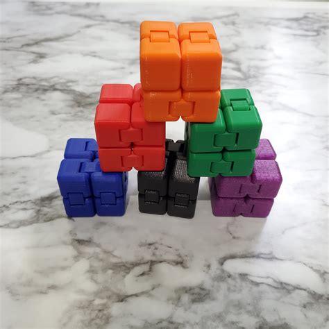 Mini Infinity Cube Fidget Toy Etsy