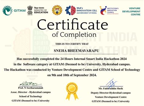 Sneha Bheemavarapu On Linkedin Hackthon Smarteducation
