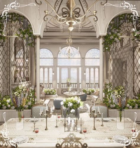 [스냅툰 스케치업] 클래식and앤틱 실내 배경 세트