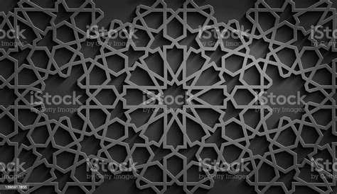 블랙 이슬람 패턴 벡터 이슬람 장식품 벡터 페르시아 모티프 만다라에 대한 스톡 벡터 아트 및 기타 이미지 만다라 벡터 추상적인 Istock