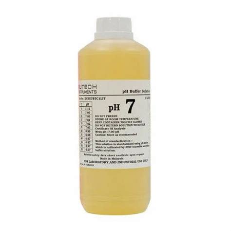 PH Buffer Standard Solution NIST ISO Certified Grade Standard Analytical Grade At 1500 Ml