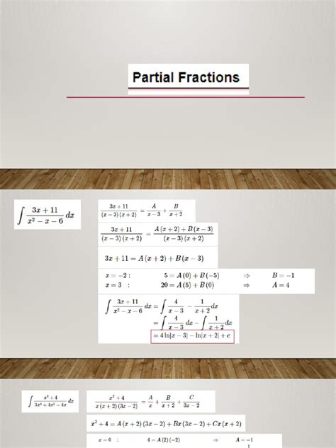 PARTIAL-FRACTIONS | PDF