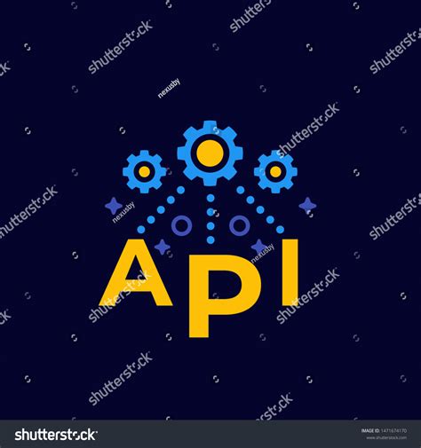 Api Application Programming Interface Concept Vector Stock Vector