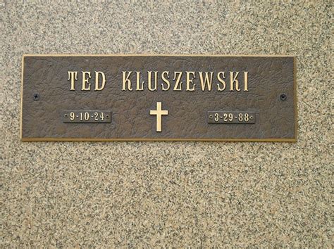 Grave Marker Theodore Bernard Ted Kluszewski Famous Graves Grave