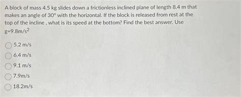 Solved Under The Influence Of A Force An Object Of Mass 2