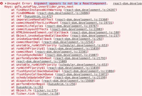 Uncaught Error Argument Appears To Not Be A Reactcomponent · Issue 349 · Ant Designant