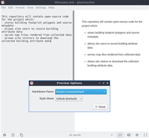linux simple commonsmark viewer for ubuntu standalone program not