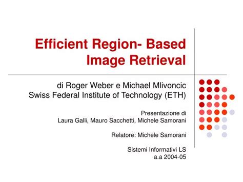 Ppt Efficient Region Based Image Retrieval Powerpoint Presentation Free Download Id4764460
