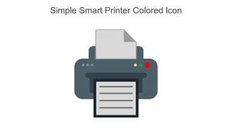 Simple Smart Printer Colored Icon In Powerpoint Pptx Png And Editable Eps Format PPT PowerPoint