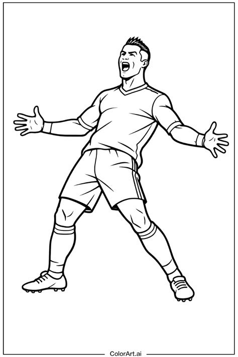 51 Páginas Para Colorear De Cristiano Ronaldo Gratis Pdf Y Png Imprimibles